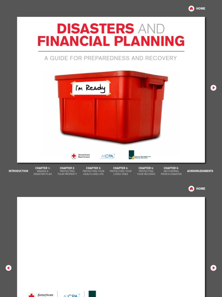 Disasters and Financial Planning Guide PDF | PDF | Emergency Management ...