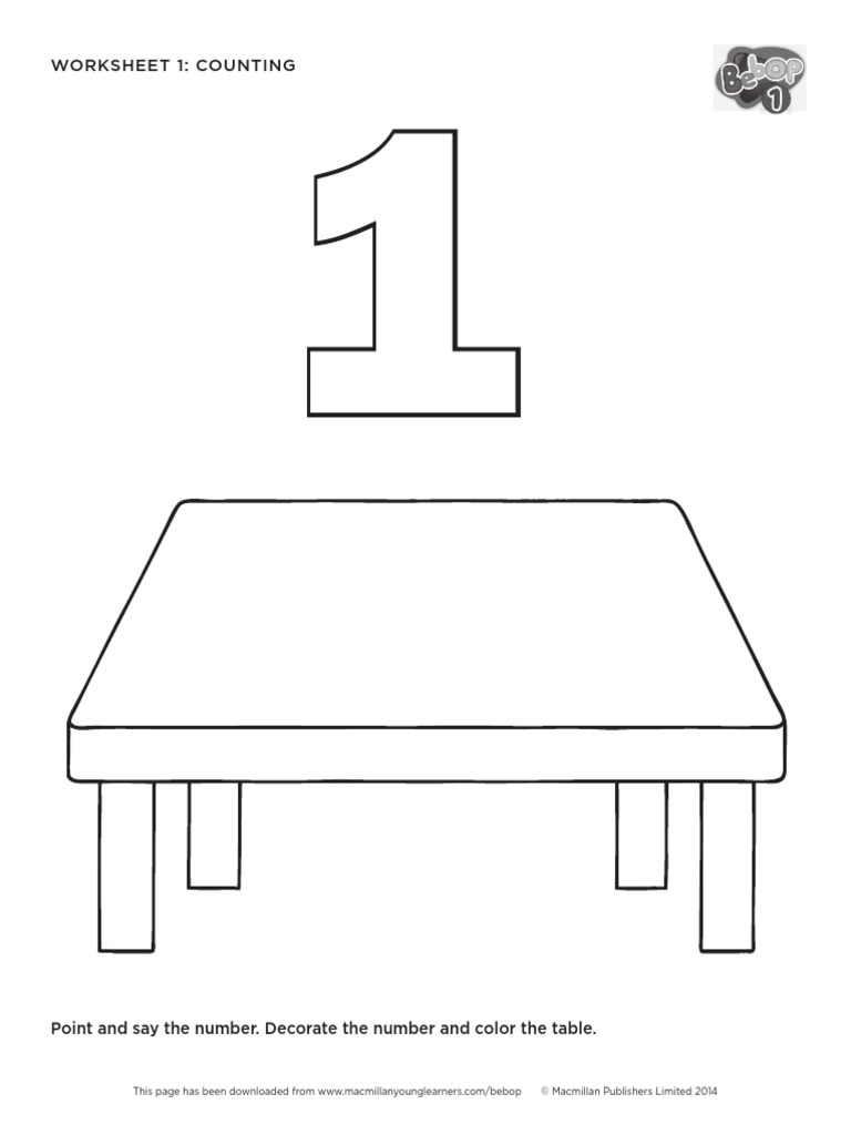 Number Work Program-Worksheet 1 PDF | PDF