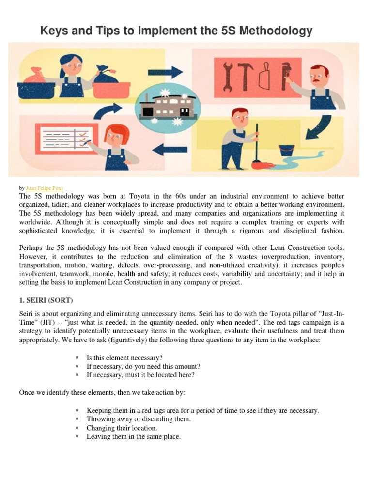 5 S Japanese Concept (Implementation) | PDF | Lean Manufacturing ...