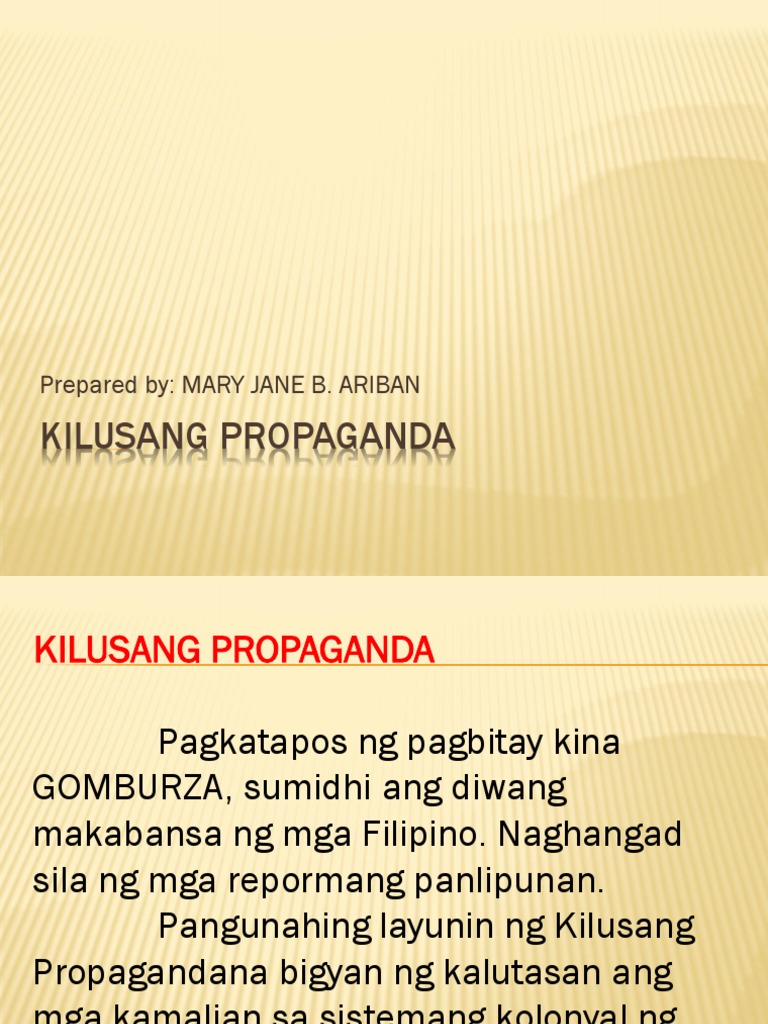 Kilusang Propaganda | PDF