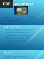 SRS For Atm | PDF | Automated Teller Machine | Personal Identification ...