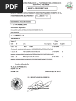 Registro Público de Comercio Ejemplo | PDF