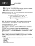 (Program Flow Draft) : 1 Birthday & Christening | PDF | Birthdays ...