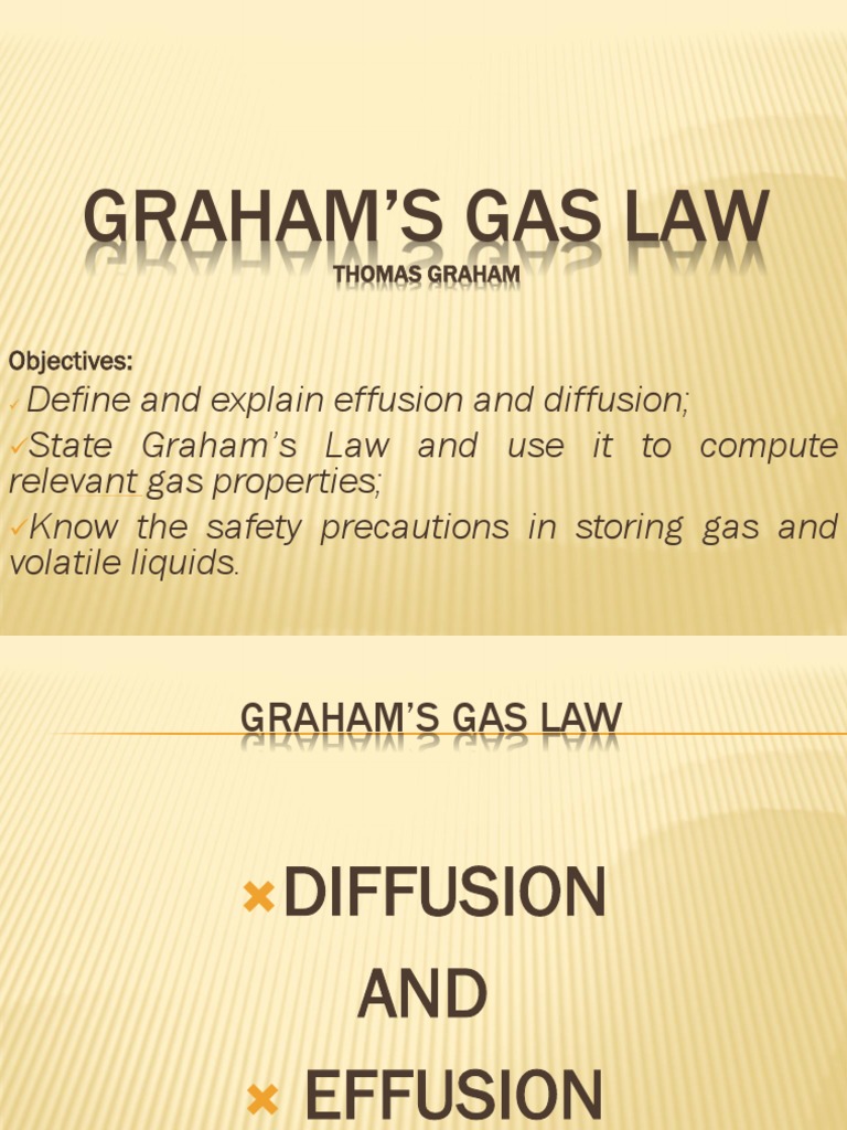 Exploring Graham's Law of Effusion: Definitions, Formulas, and ...
