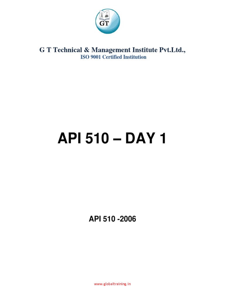 Api 510 | PDF | Building Engineering | Applied And Interdisciplinary ...