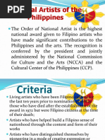 A Tribute To National Artist - Poster | PDF