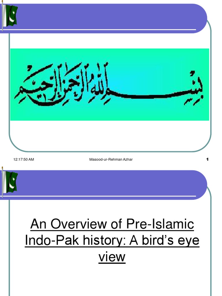 3 - An Overview of Pre-Islamic Indo-Pak History 1 | PDF | South Asia ...
