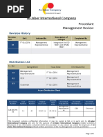 Management Review Procedure | PDF | Business | Technology & Engineering