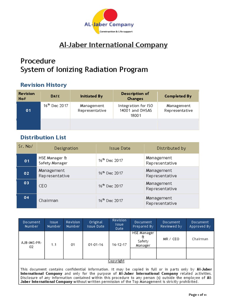Ionizing Radiation Program Pdf Radioactive Contamination Ionizing