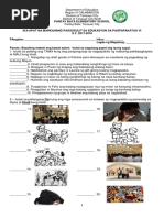 Summative Test in ESP 6 Quarter 1 | PDF