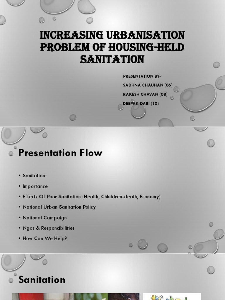 Urban Sanitation Challenges and Solutions | PDF