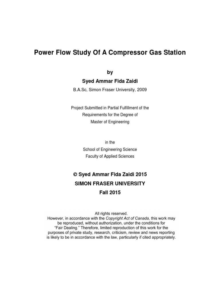 A Comprehensive Power System Study of an Electrical Compressor Gas ...