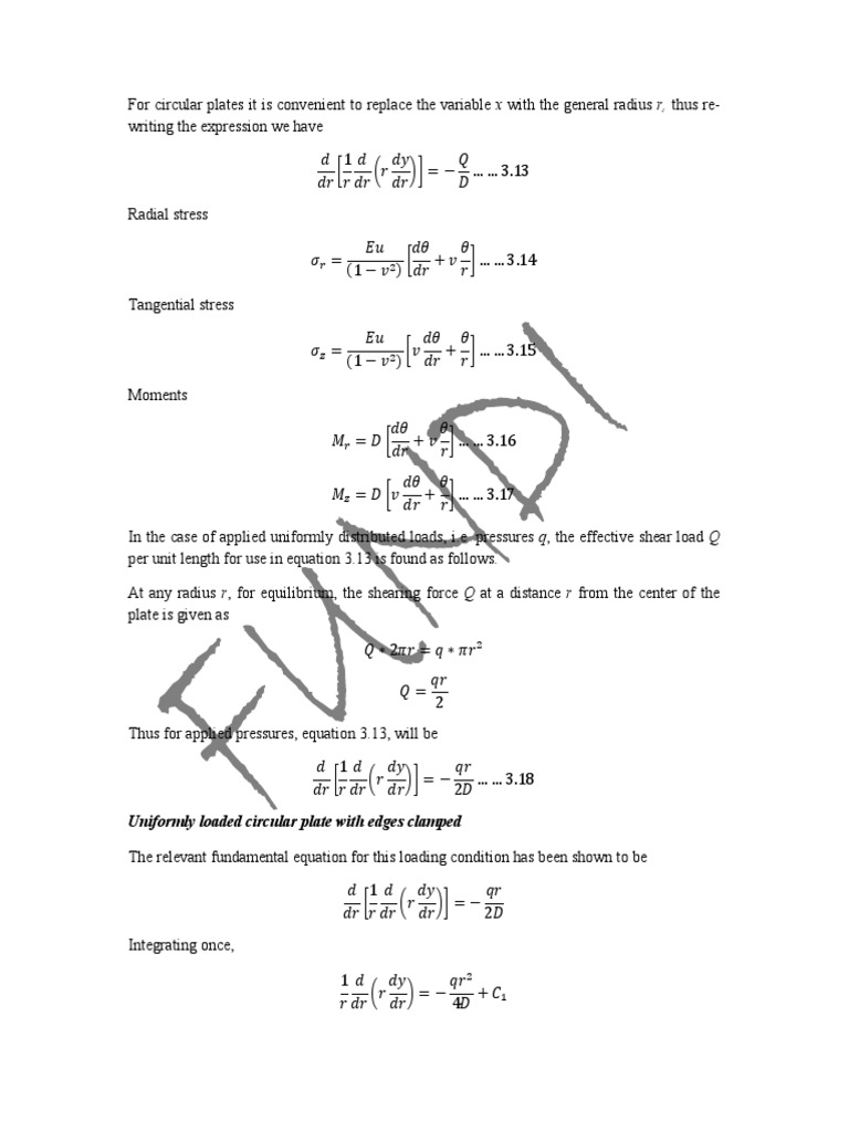 Plates 2 | PDF | Stress (Mechanics) | Bending