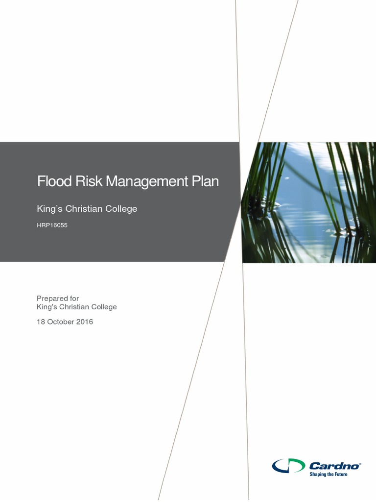 Flood Risk Management Plan | PDF | Flood | Risk Management