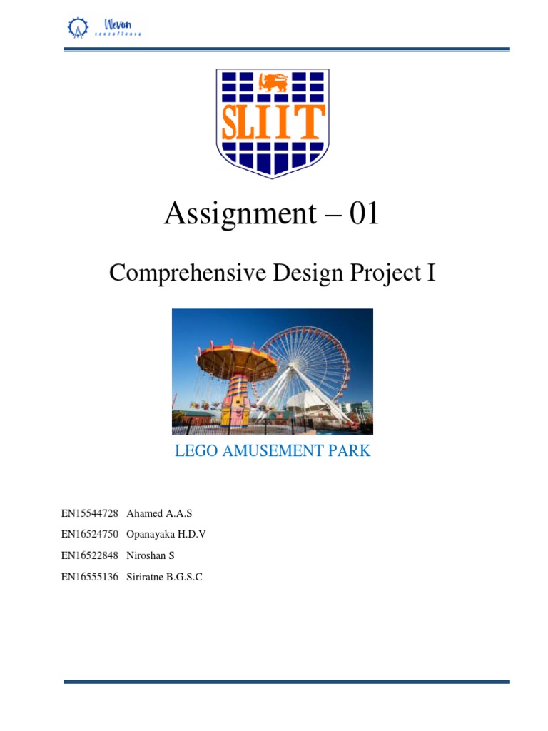 Assignment - 01: Comprehensive Design Project I | Download Free PDF ...