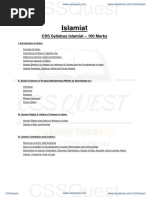 Css Subject Islamic Studies Syllabus Download | PDF | Abrahamic ...