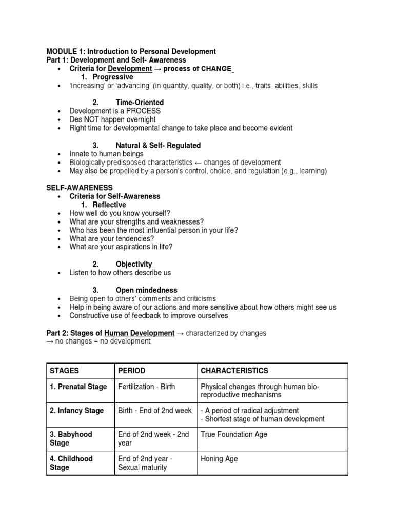 Personal Development Reviewer | PDF | Temporal Lobe | Emotions