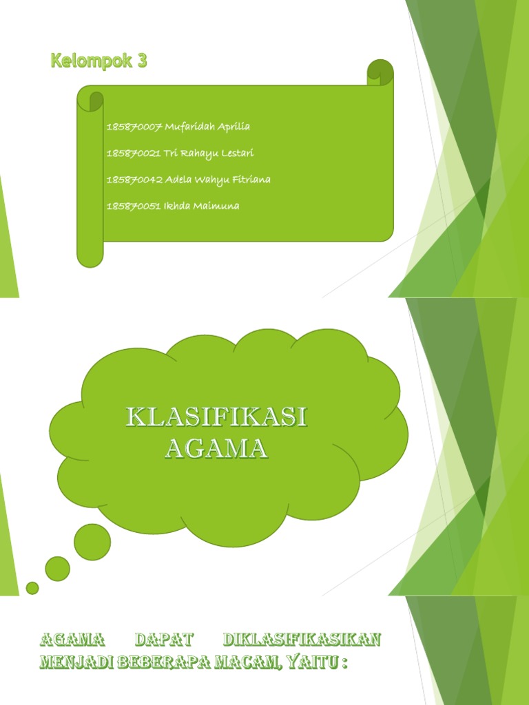 Klasifikasi Agama | PDF