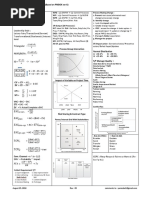 PMP Formulas Cheat Sheet | PDF | Net Present Value | Discounted Cash Flow