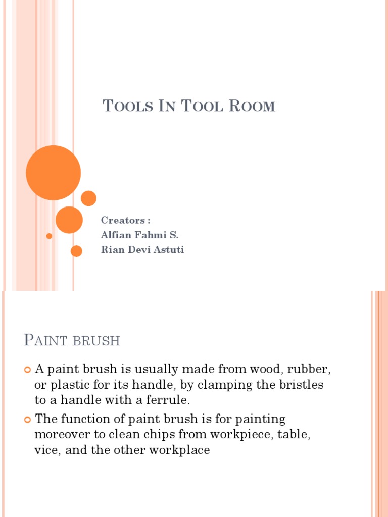Tools in Tool Room | PDF | Hammer | Tools