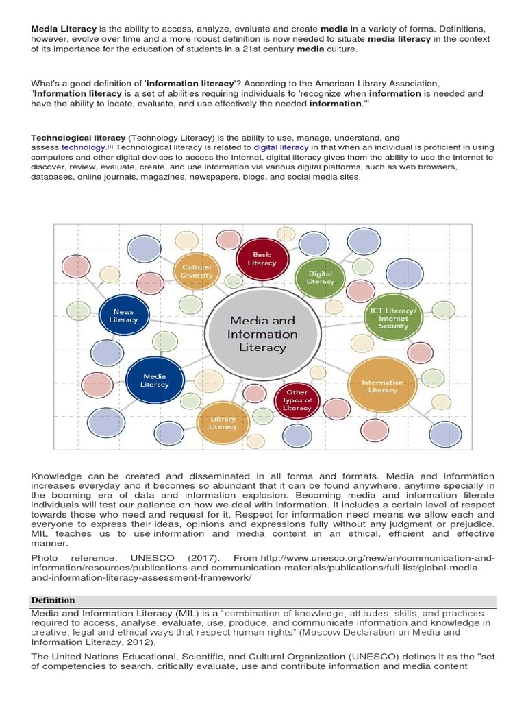 Technology Digital Literacy | PDF | Information Literacy | Semiotics