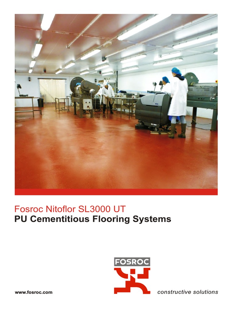 Brochure Fosroc SL3000 UT-AGF | PDF | Flooring | Acid