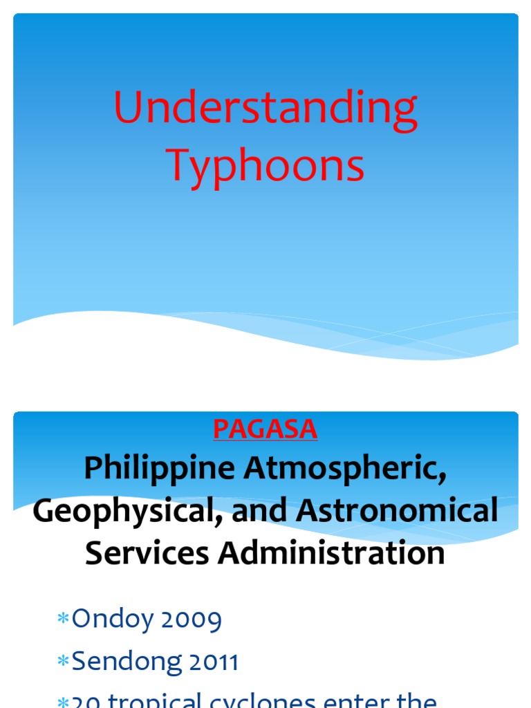 Understanding Typhoons | PDF | Eye (Cyclone) | Tropical Cyclones
