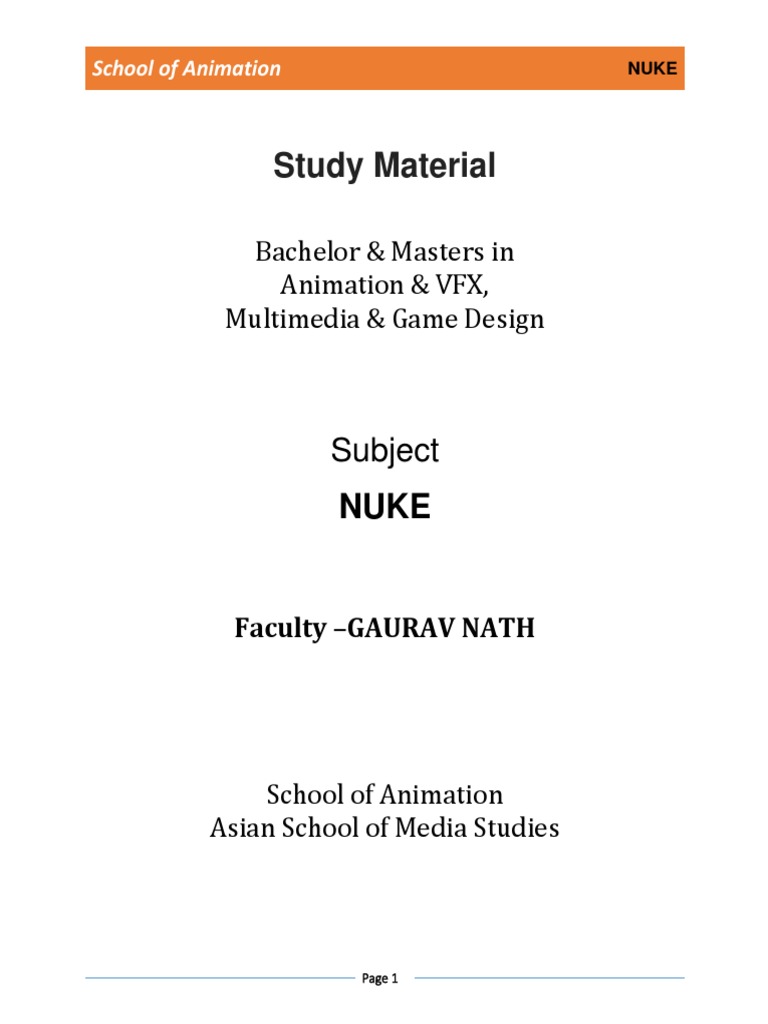 Nuke Software | PDF | Directory (Computing) | Digital Image