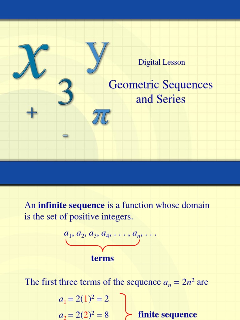 Geometric Seq and Series | Download Free PDF | Summation | Sequence