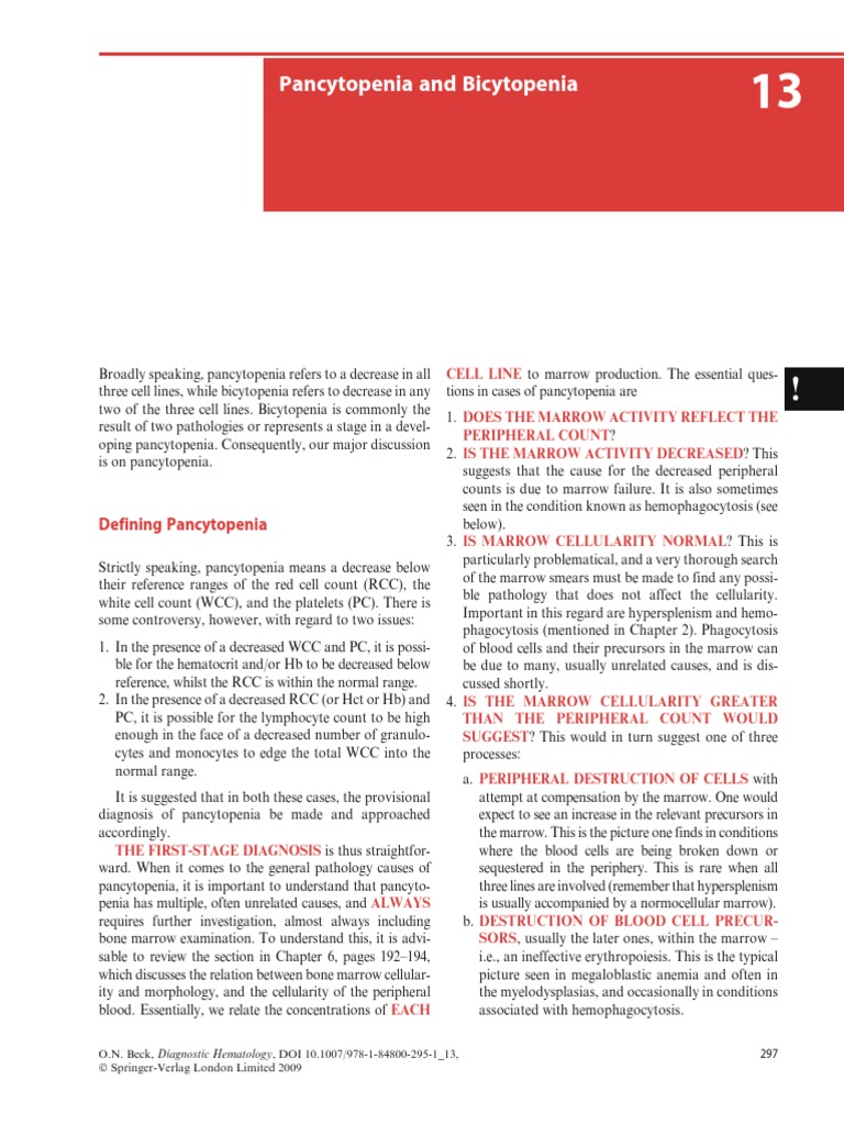 Understanding Bicytopenia Causes and Diagnosis | PDF | White Blood Cell ...