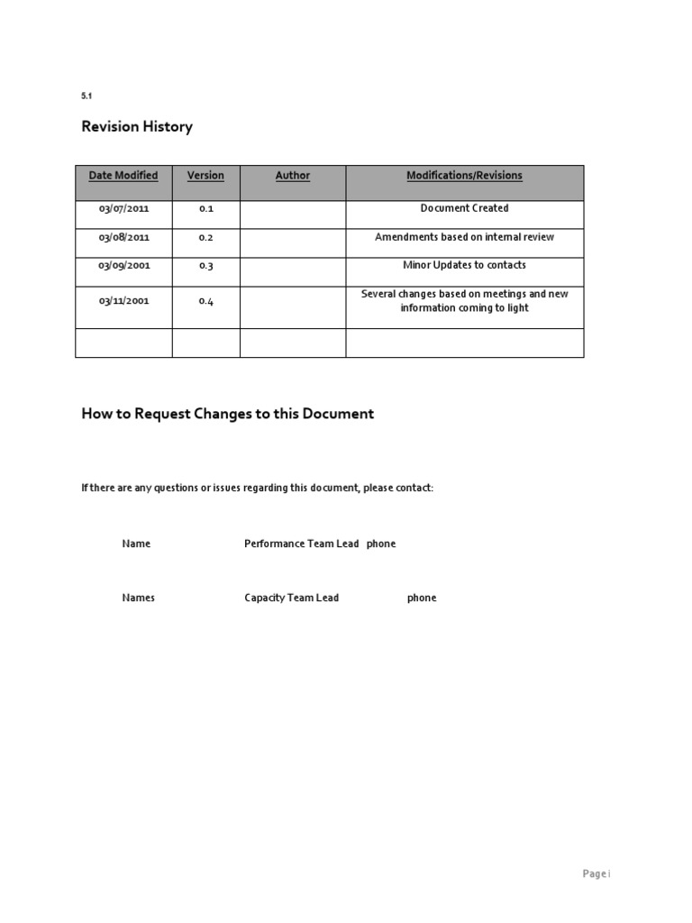 Detailed Performance Test Plan Example | PDF | Replication (Computing ...