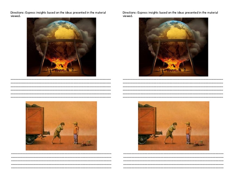 Worksheet For Expressing Insights | PDF
