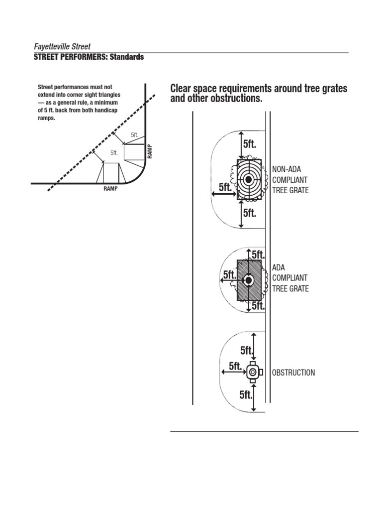 Raleigh Street Performers Standards | PDF