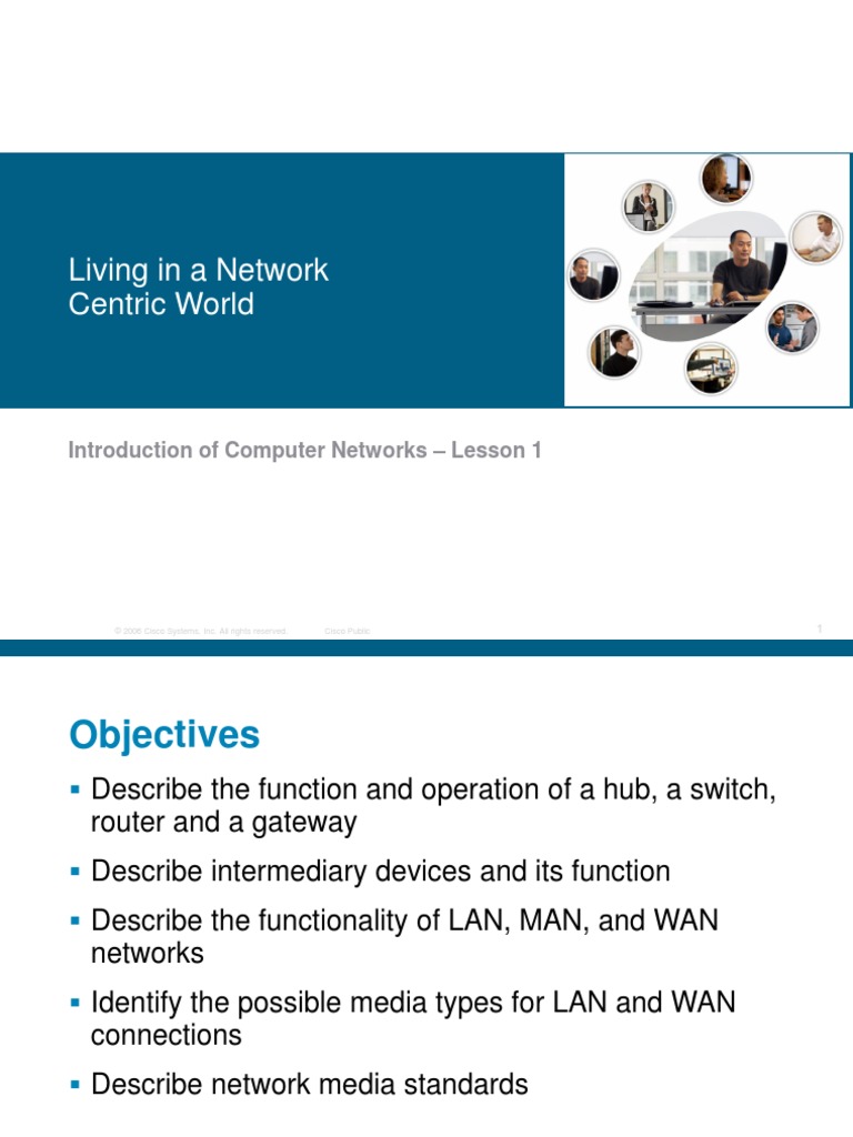 Living in A Network Centric World: Introduction of Computer Networks ...