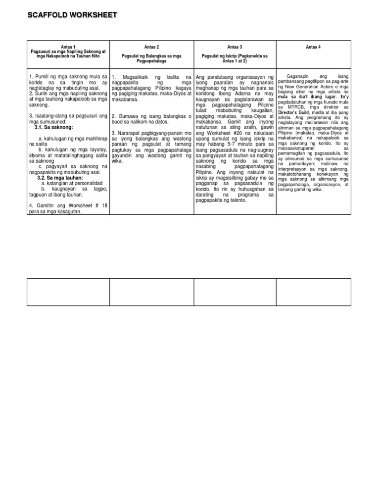 Scaffold For Transfer | PDF
