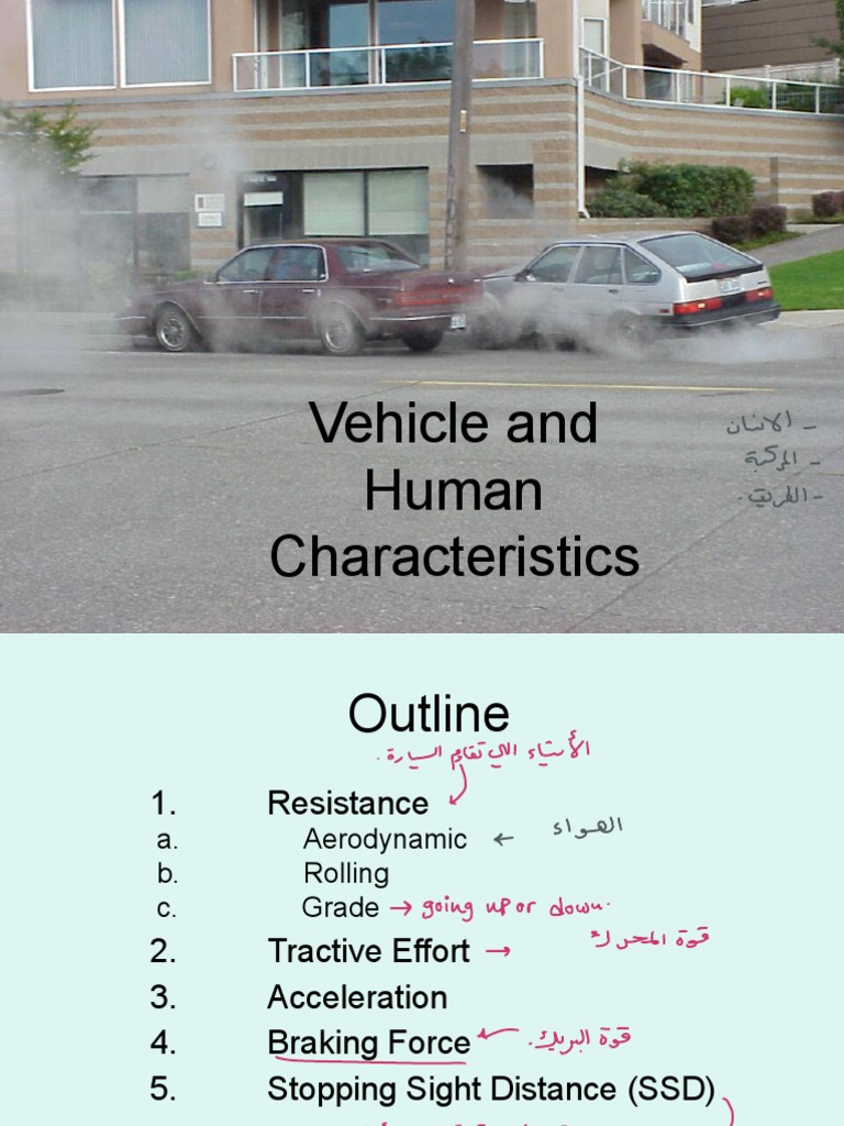 Vehicle and Human Characteristics | PDF | Transmission (Mechanics ...