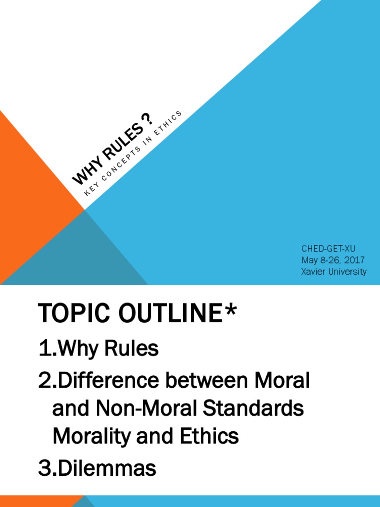 Why Rules | PDF | Morality | Reason