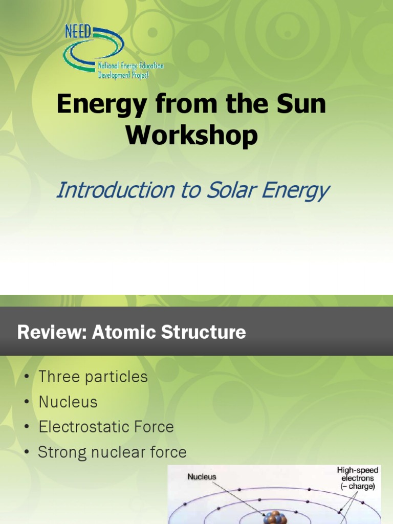 Intro For Solar Energy Palnt Study | PDF