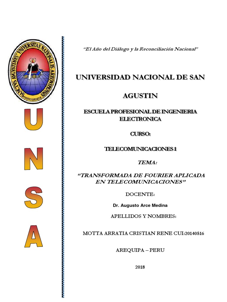 Transformada de Fourier en Telecomunicaciones | PDF | Modulación ...