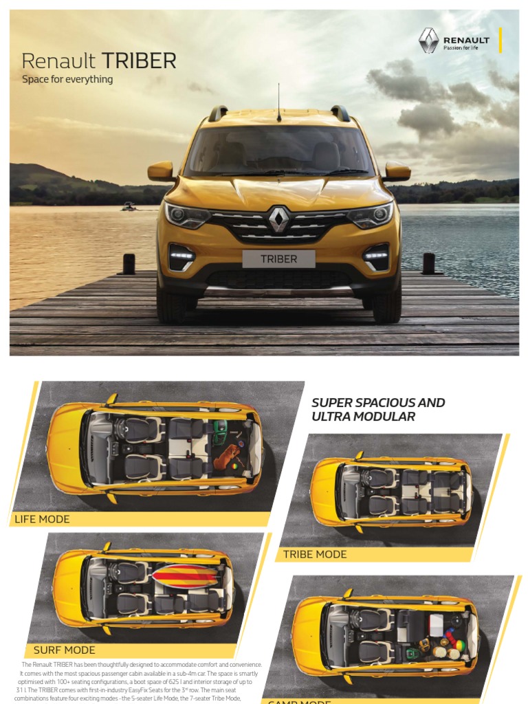 Spacious & Versatile Renault TRIBER | PDF