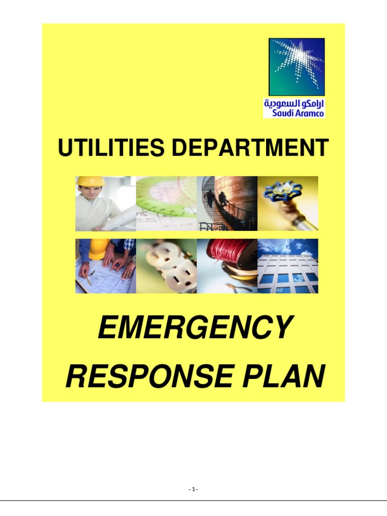 Utilities Emergency Response Plan | PDF | Emergency Management | Emergency