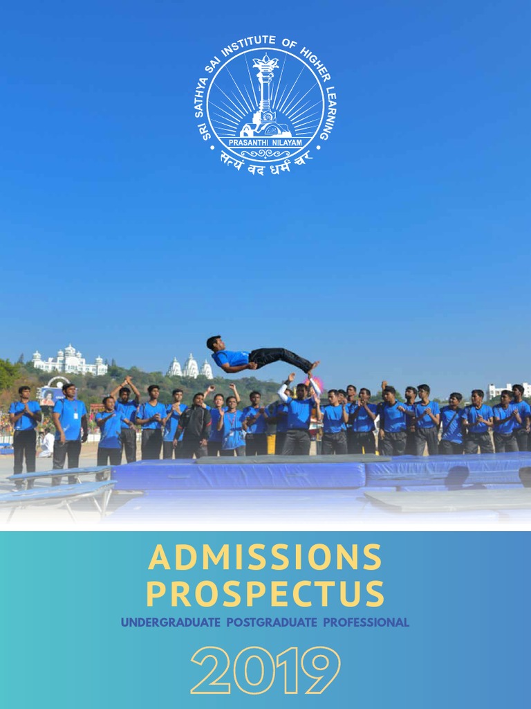 SSSIHL-Admissions-2019-Prospectus UG PG PP Web v2 PDF | PDF ...