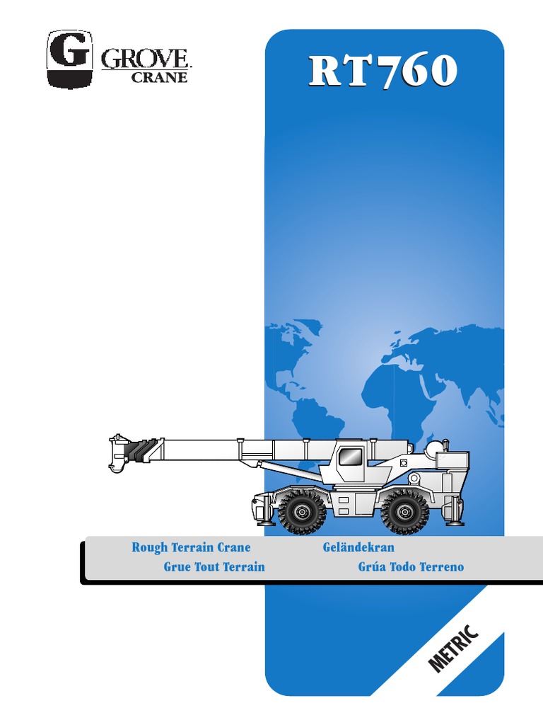 RT760 Brochure Metric PDF | PDF | Brake | Crane (Machine)