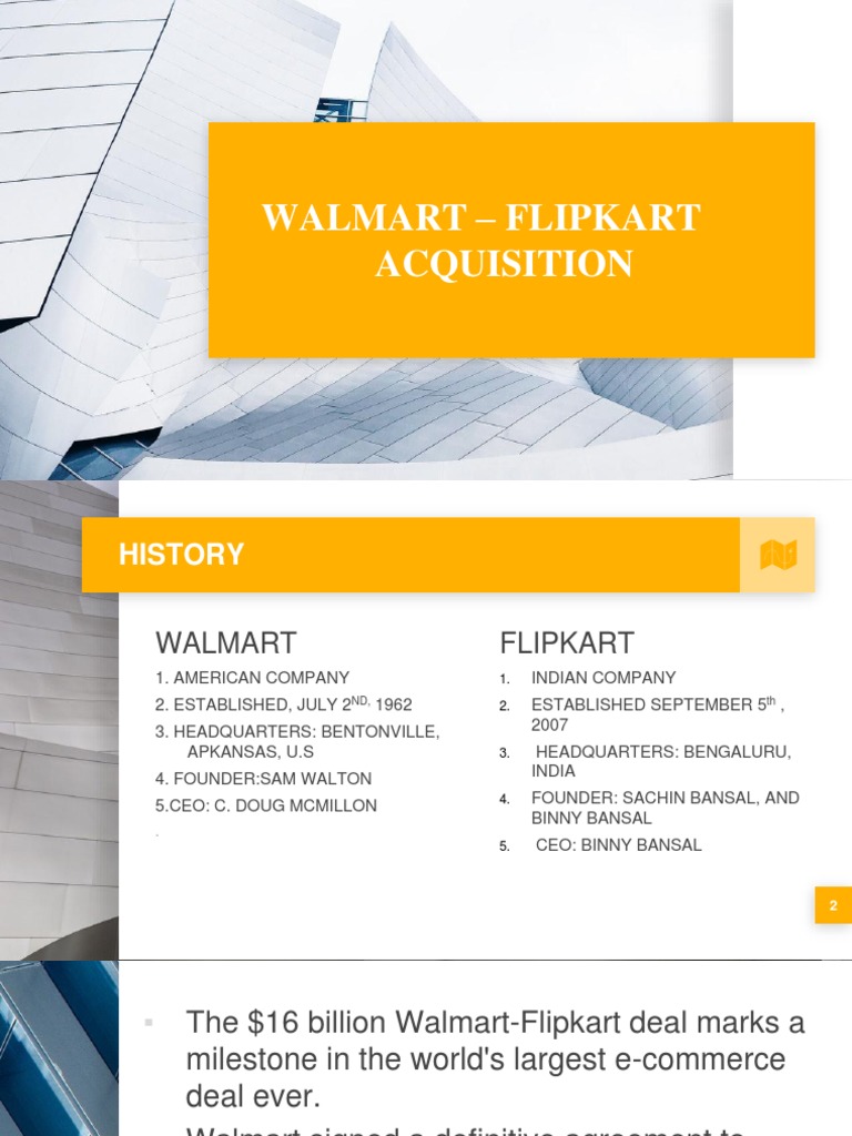 Mergers and Acquisition | PDF | Walmart | E Commerce