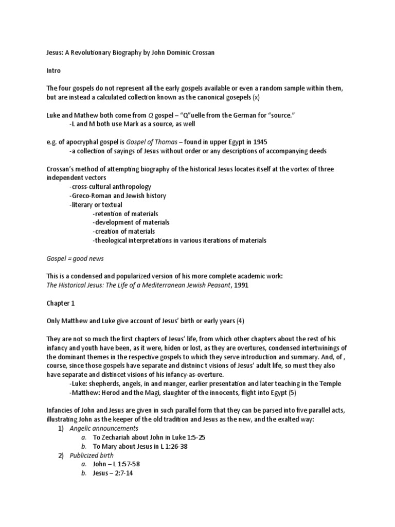 Jesus Notes | Download Free PDF | Jesus | Data Collection