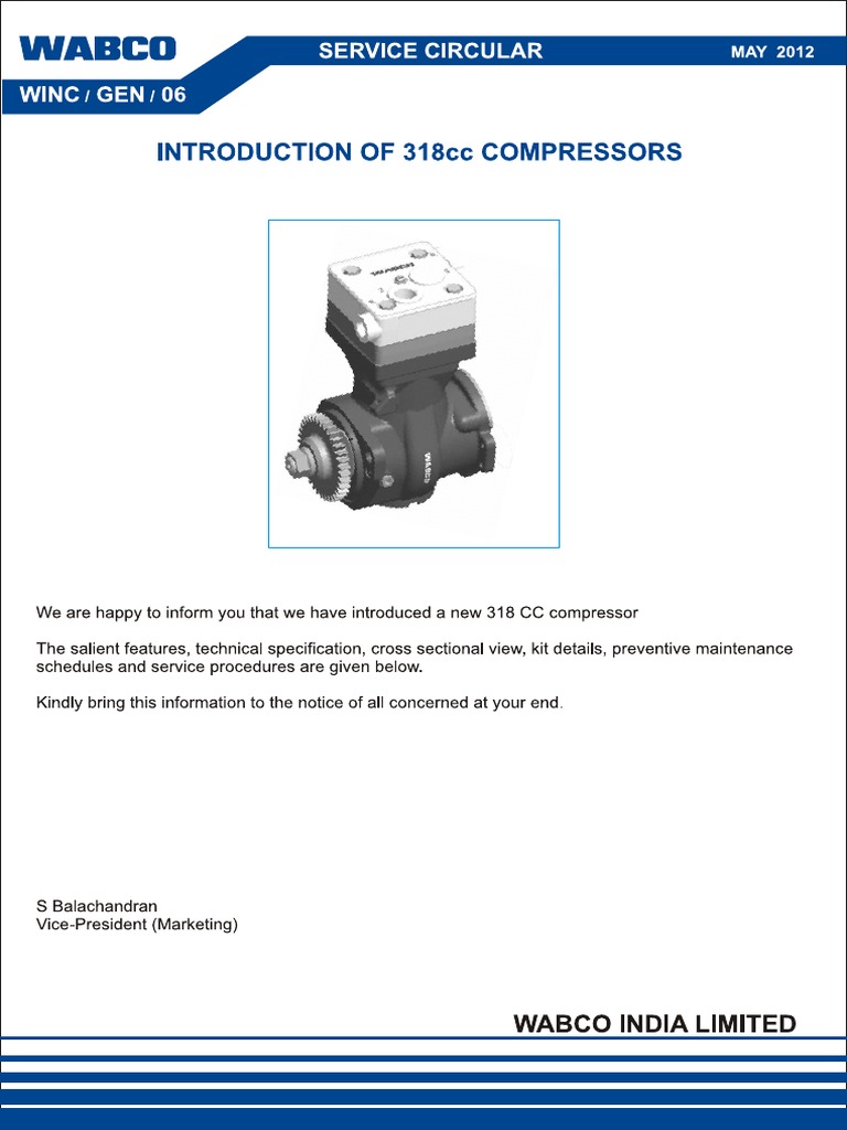 318cc Compressor Kit Details | PDF