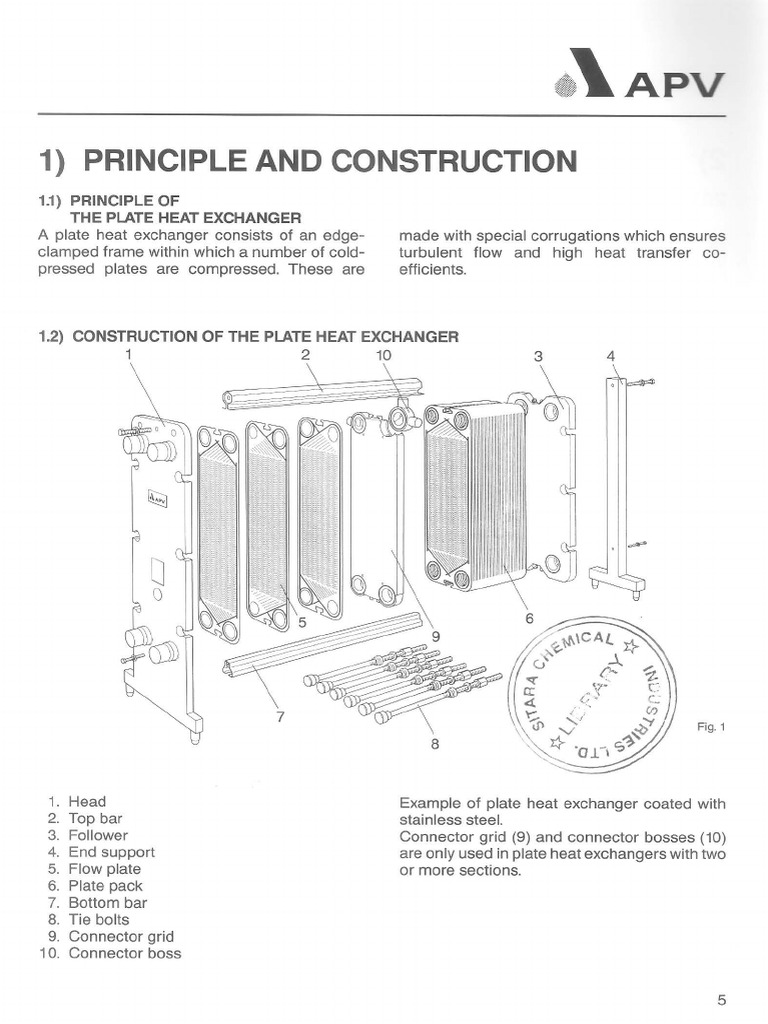 Apv Phe PDF | PDF | Heat Exchanger | Sodium Hydroxide