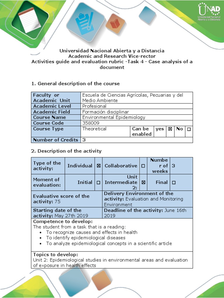 Activity Guide Template - Task 4 - Case Analysis of A Document ...