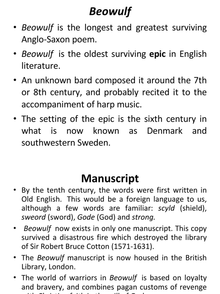 Beowulf 1220036233722334 9 | PDF | Beowulf | Old English Poems