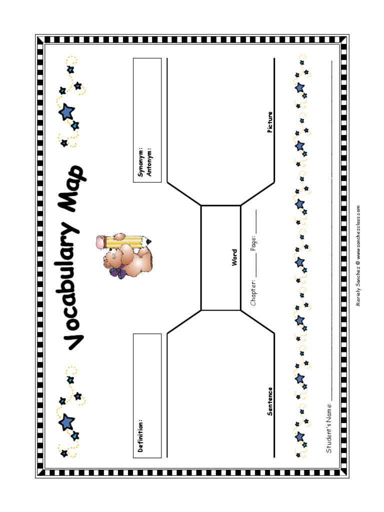 Vocabulary Map PDF | PDF